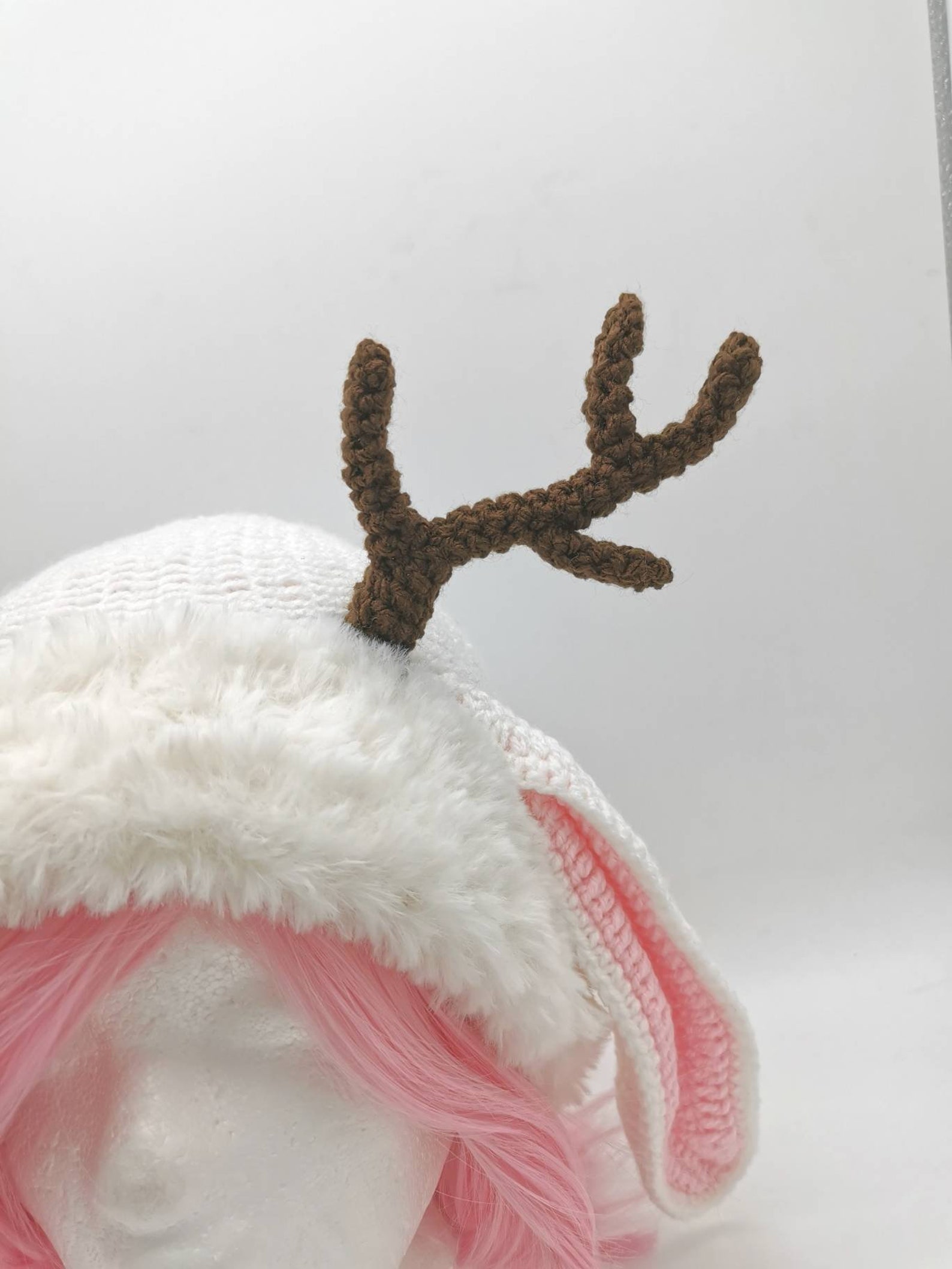 Jackalope Hat, Cryptid Beanie, Bunny With Antlers Cap - Etsy