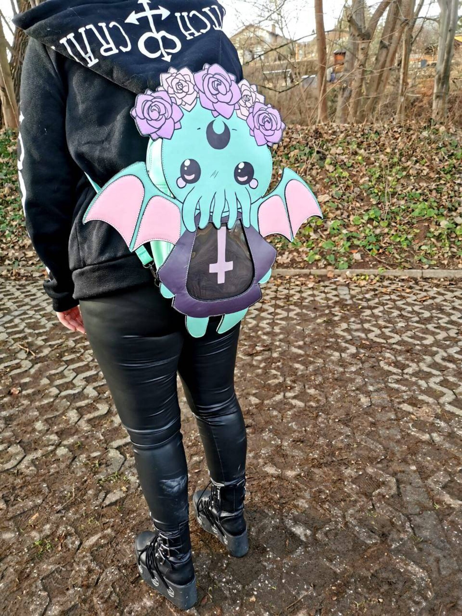 Kawaii Cthulhu Ita-bag Pastel Goth Bag Goth Fashion Cthulhu - Etsy