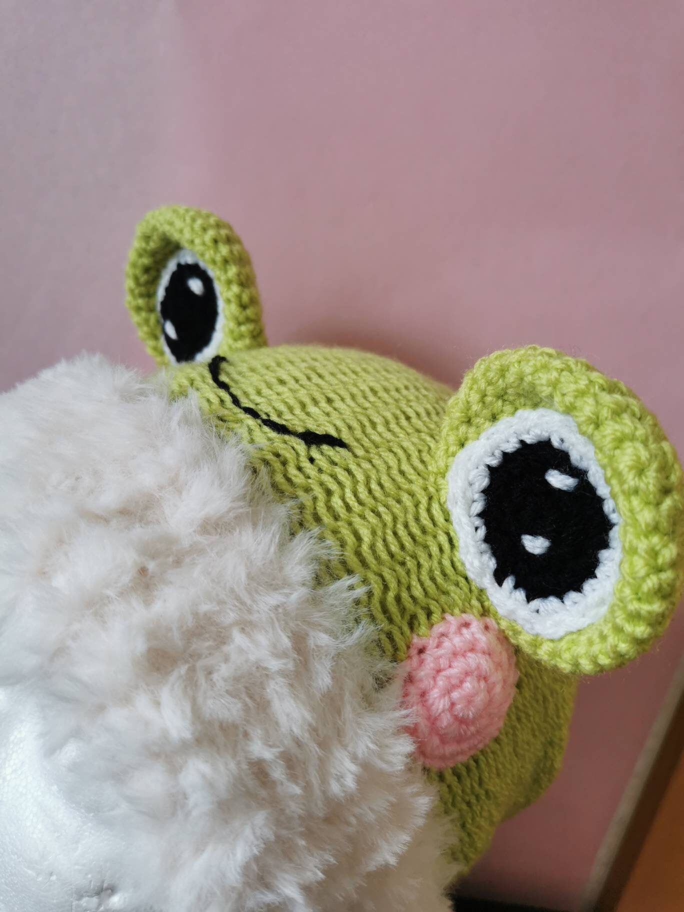 Cute Frog Plush Beanie / Frog Hat. Handmade Indie Clothes ! - Etsy UK