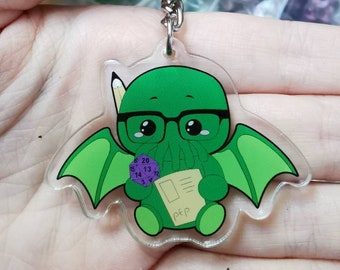 Call of Cthulhu Keychain - Etsy