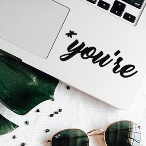 Grammar Police Sticker Vinyl Sticker Vinyl Decal Laptop - Etsy