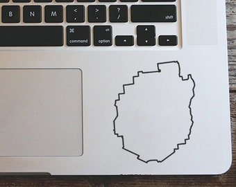 Blue Line Adk Sticker - Etsy