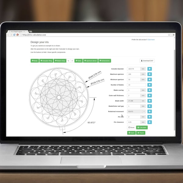 Mechanical Iris - Etsy