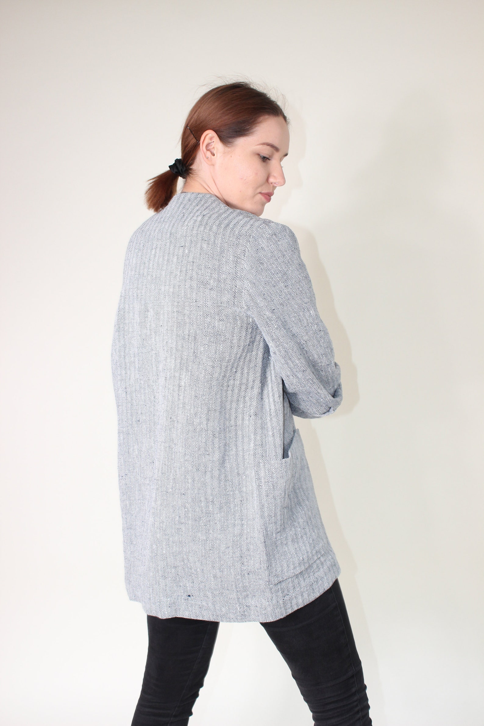 Linen Jacket Women, Heavy Linen Jacket, Summer Blazer With Pockets - Etsy