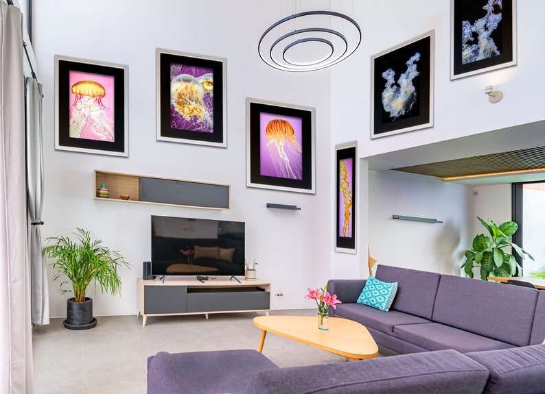 Jellyfish Print 1020 Beach Decor Ocean Art Coastal Vibes Printable ...