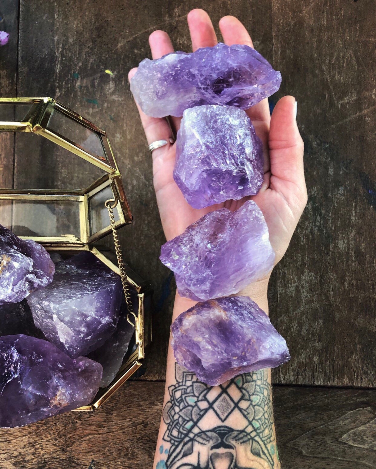 Amethyst Raw Amethyst Chunk Natural Amethyst Raw Crystals - Etsy