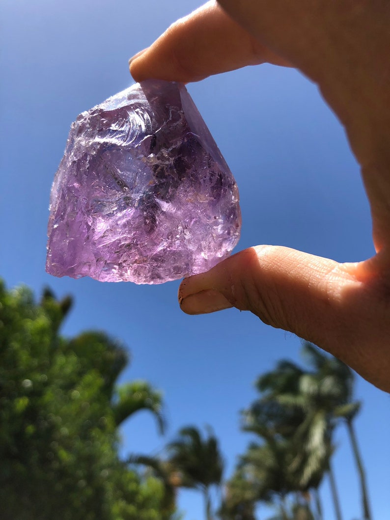 Amethyst Raw Amethyst Chunk Natural Amethyst Raw Crystals | Etsy