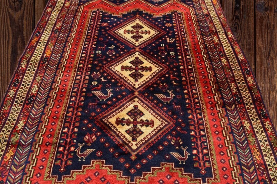 5'8 X 8'5 Top Quality Amazing Colors Geometric Animal Design ...