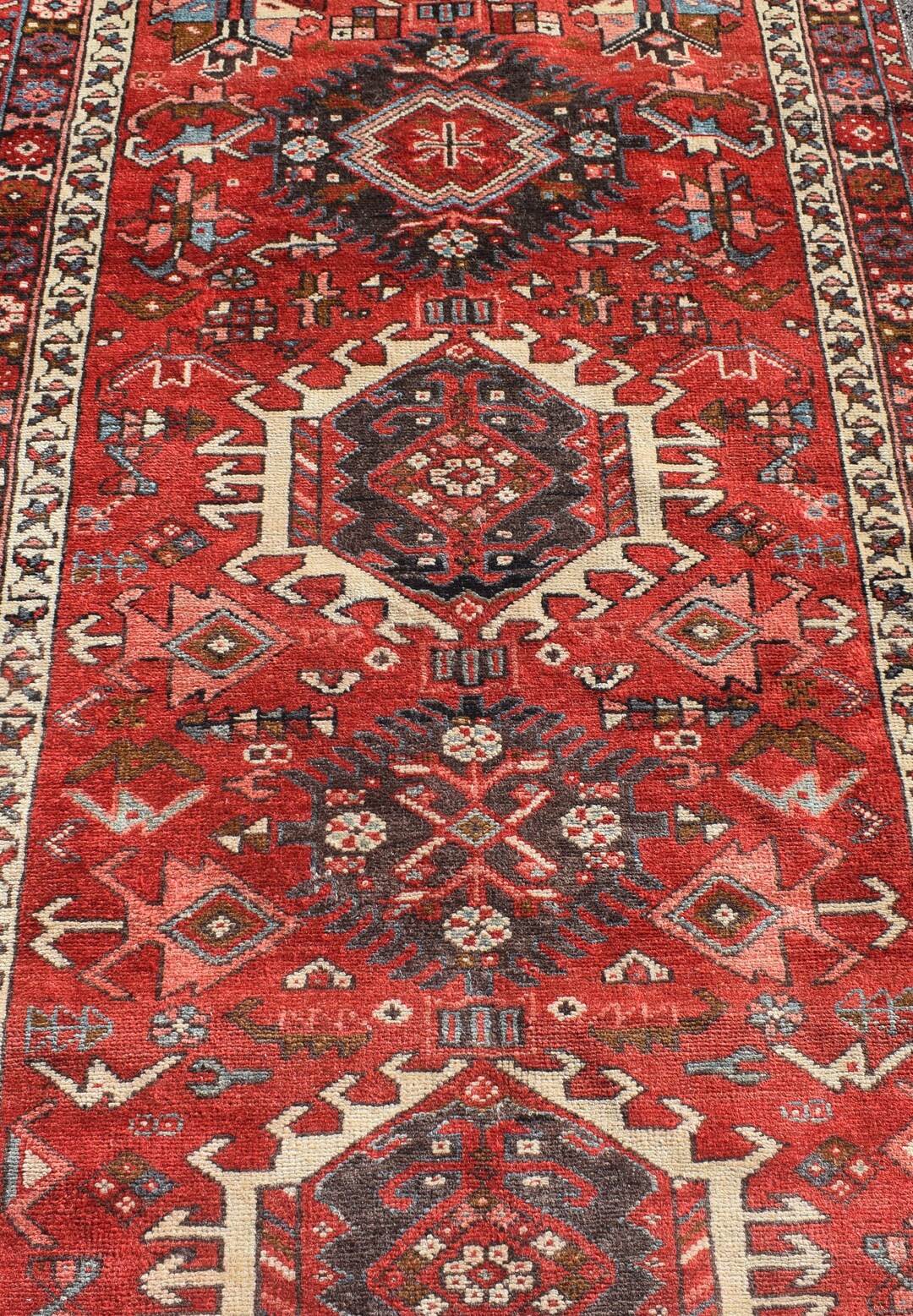 3'2 X 10'10 Geometric Design Wonderful Vintage Semi Antique Tribal ...