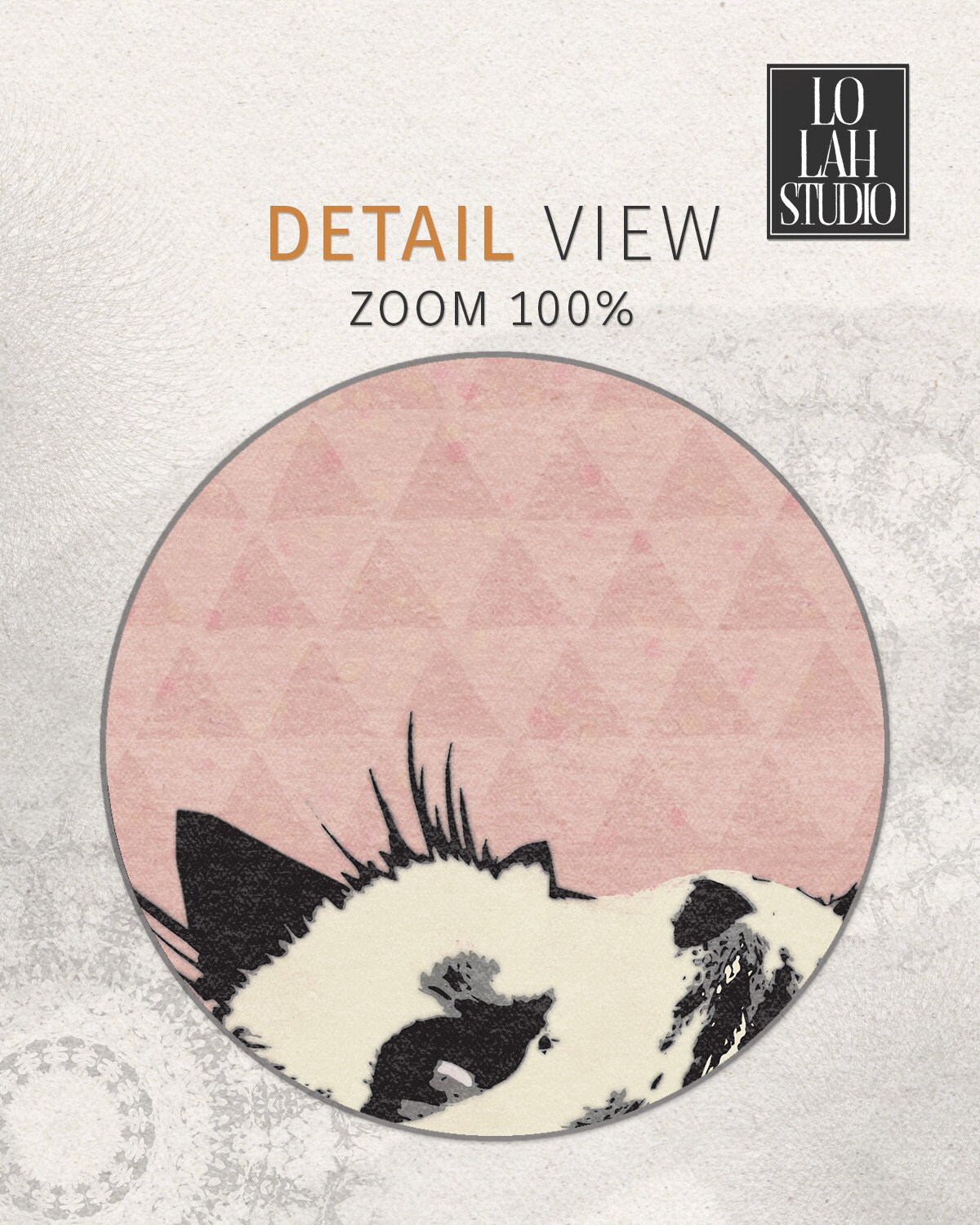Cat Print, Pink Cat Poster, Modern Wall Art, Nursery Wall Decor - Etsy