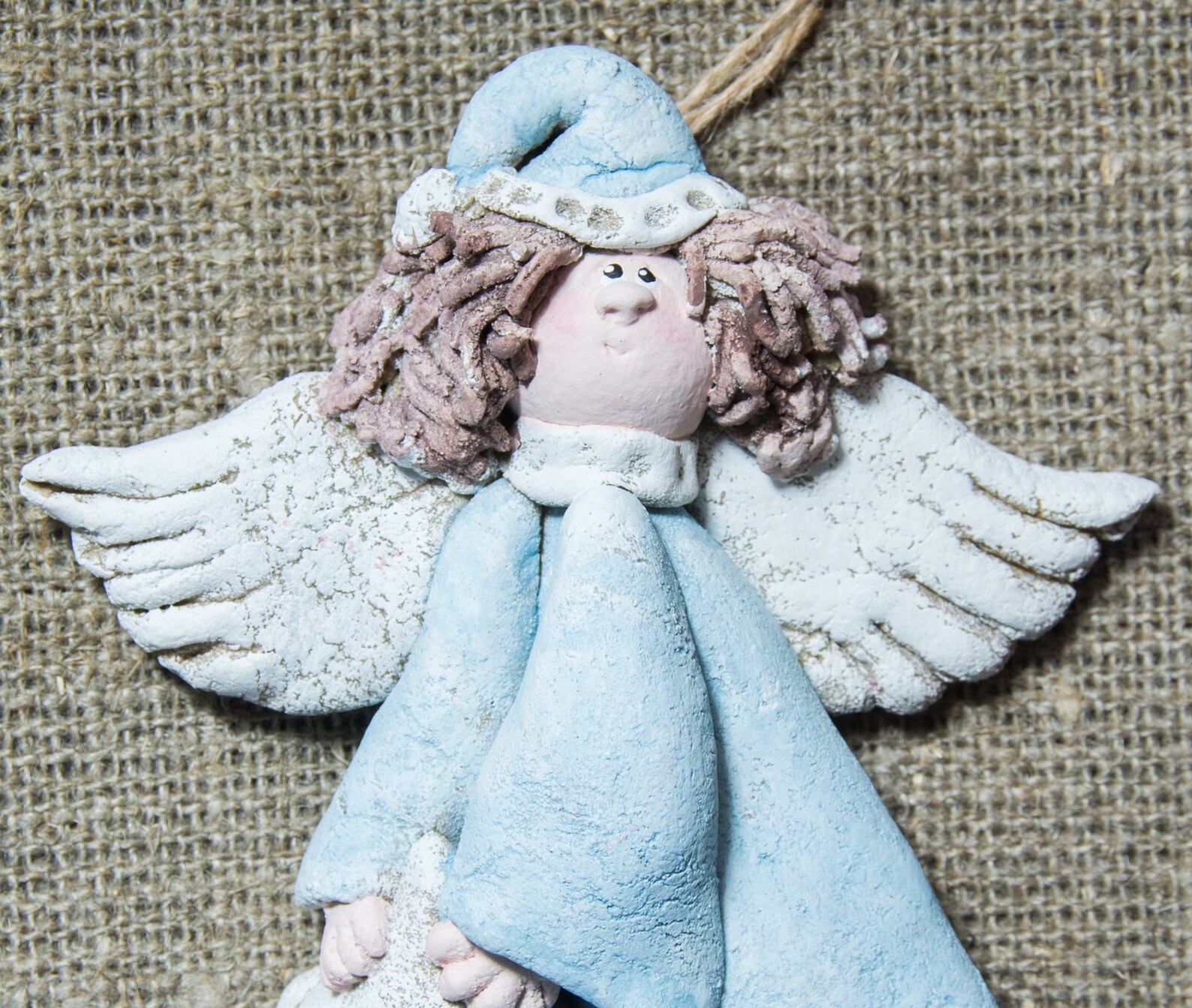 Ceramic Angel Figurine Guardian Angel Doll Guardian of Sweet - Etsy