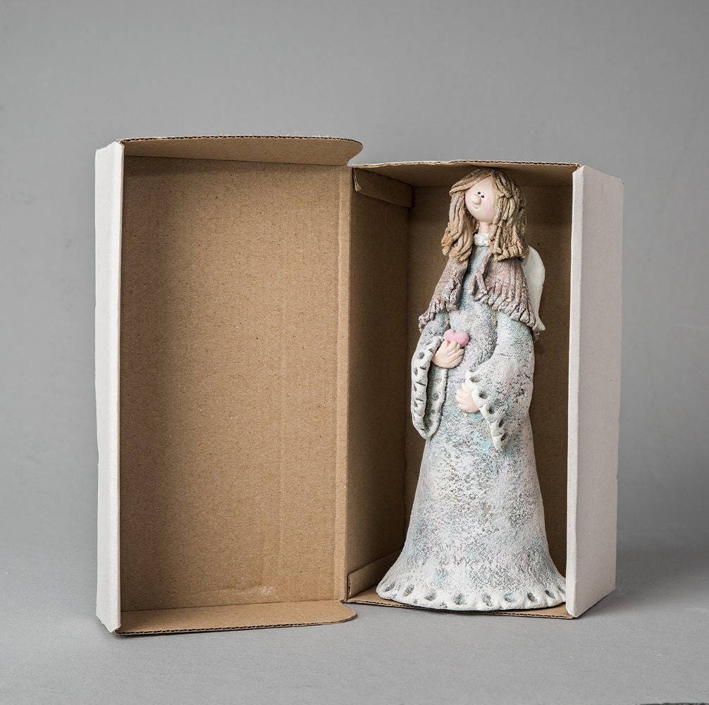 Guardian Angel Gift Pregnancy Gift Expectant Mother Pregnant Ornament ...