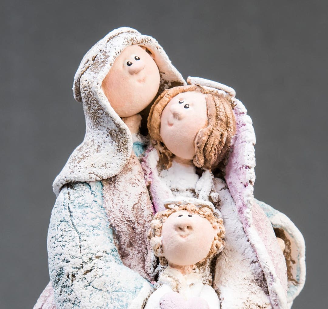 Christmas Nativity Scene | Clay Nativity Set | Religious Nativity ...