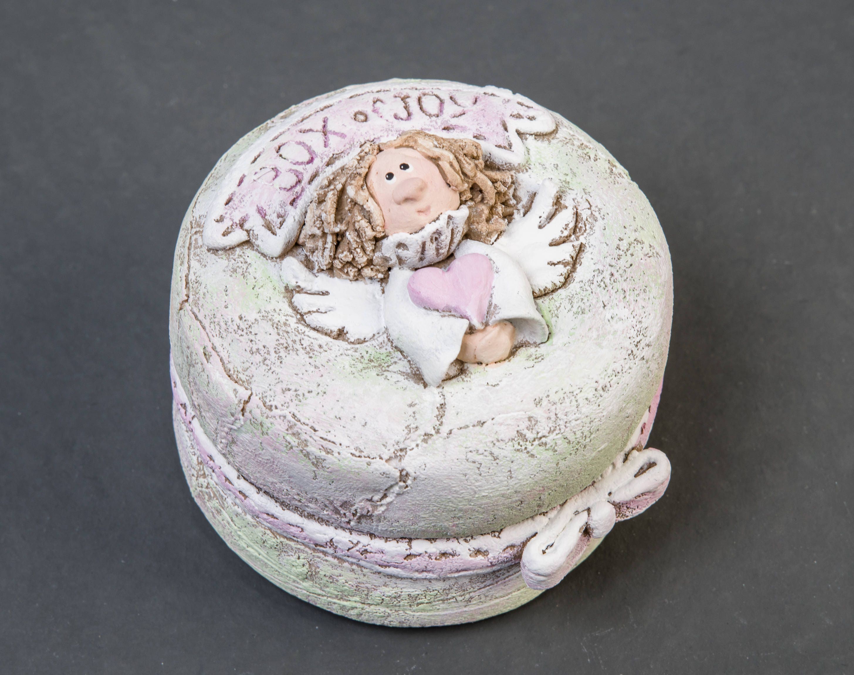 Memory Box Baby Keepsake Box Man Angel Figurine Angel Trinket Box ...