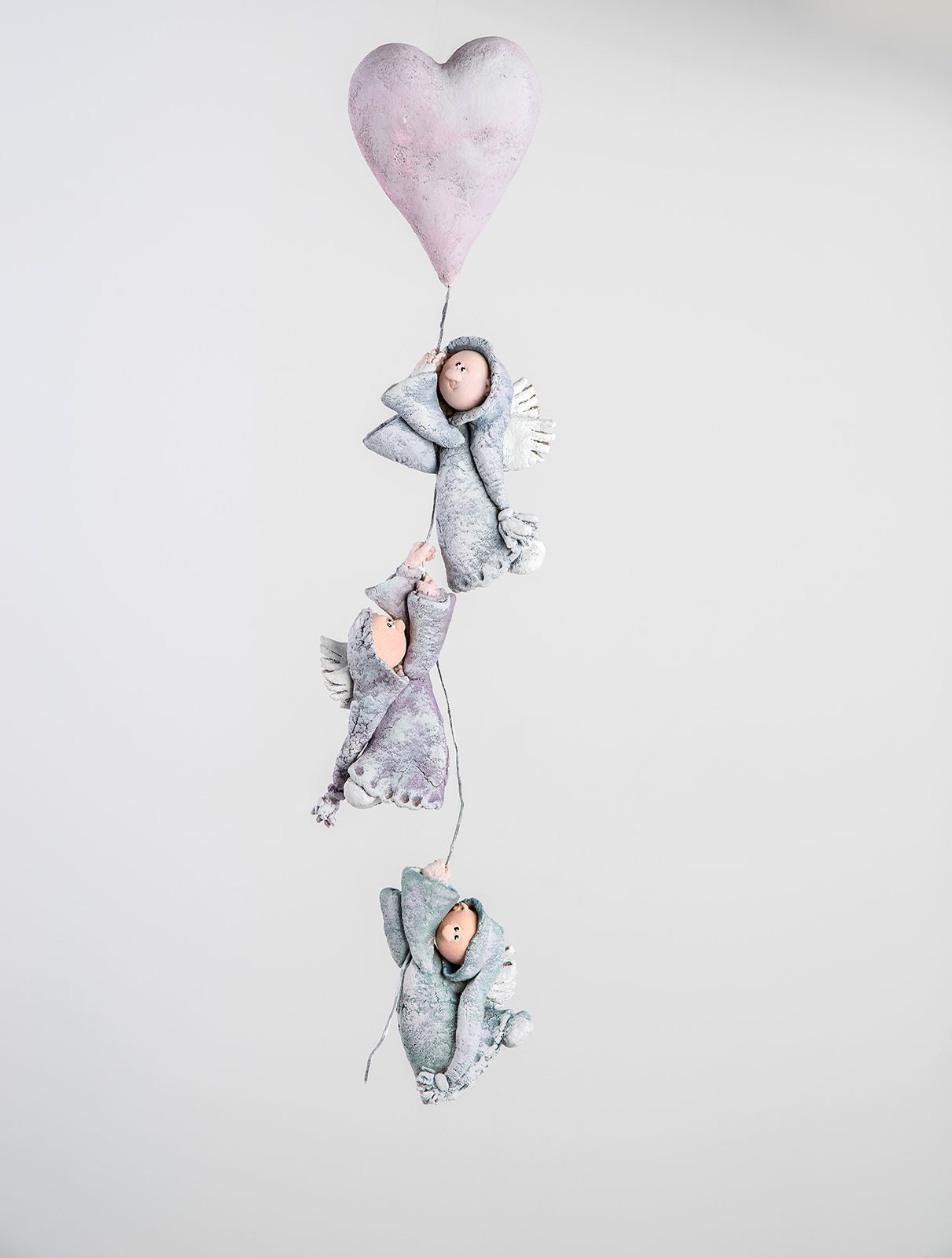 Angel Wall Figurine Angel Wall Sculpture Ceramic Wall - Etsy