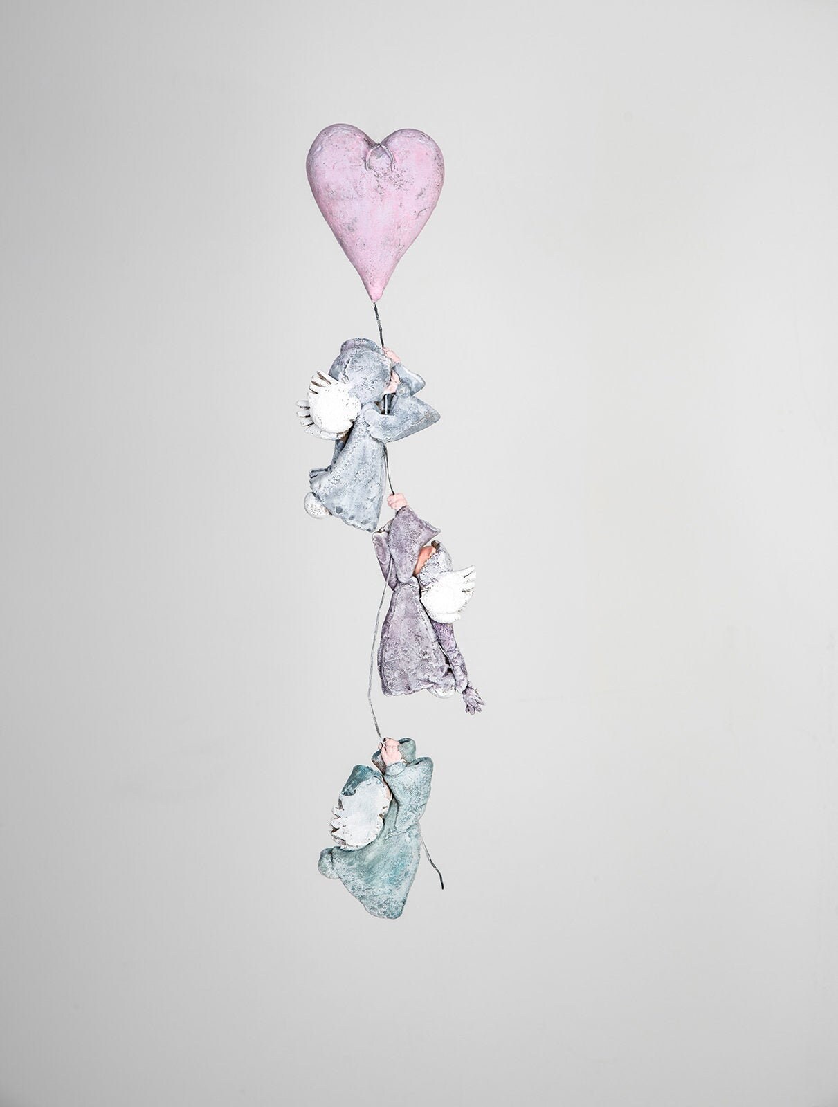 Angel Wall Figurine Angel Wall Sculpture Ceramic Wall - Etsy