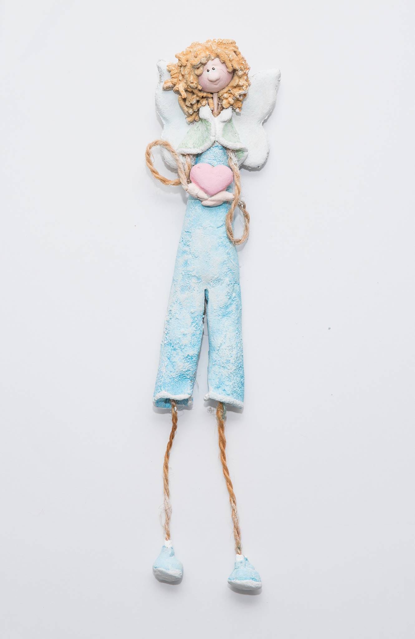 Angel Guardian Gift for Son Gift From Mom Boy Figurine Clay - Etsy