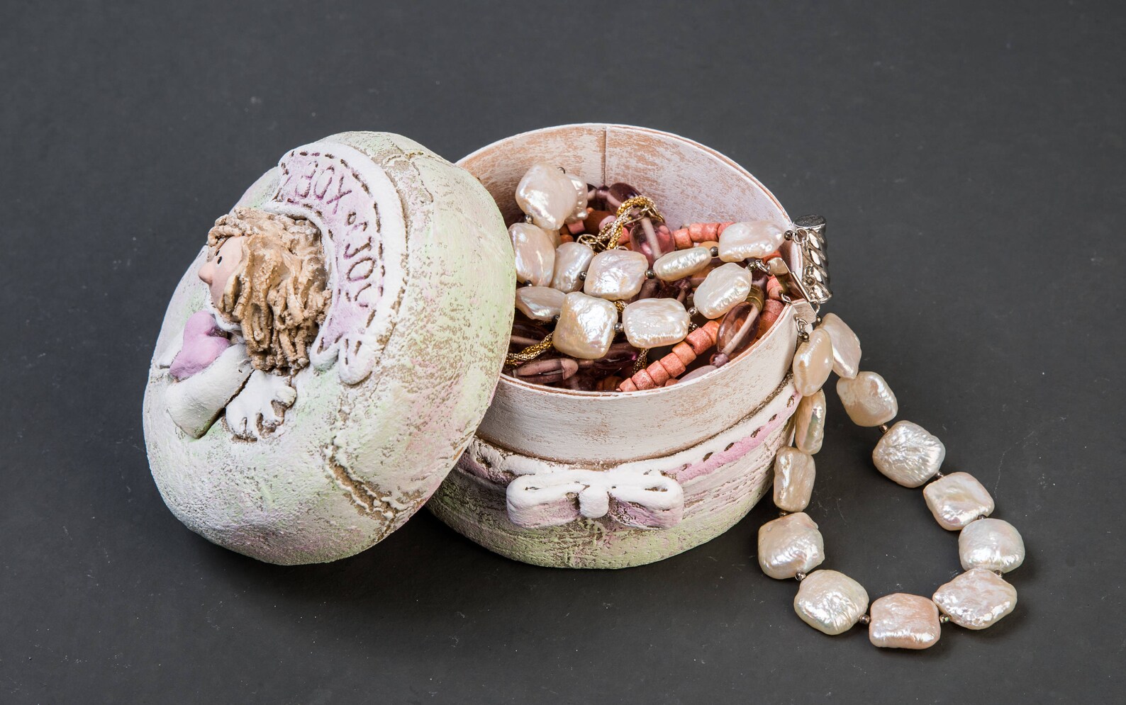 Memory Box Baby Keepsake Box Man Angel Figurine Angel Trinket Box ...