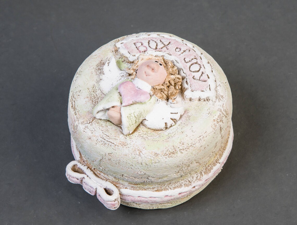 Memory Box Baby Keepsake Box Man Angel Figurine Angel Trinket - Etsy