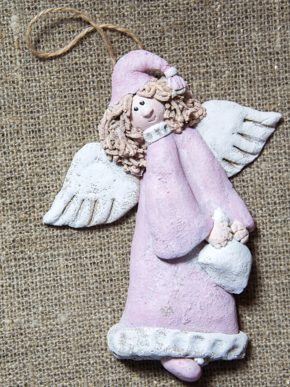 Ceramic Angel Figurine Guardian Angel Doll Guardian of Sweet - Etsy