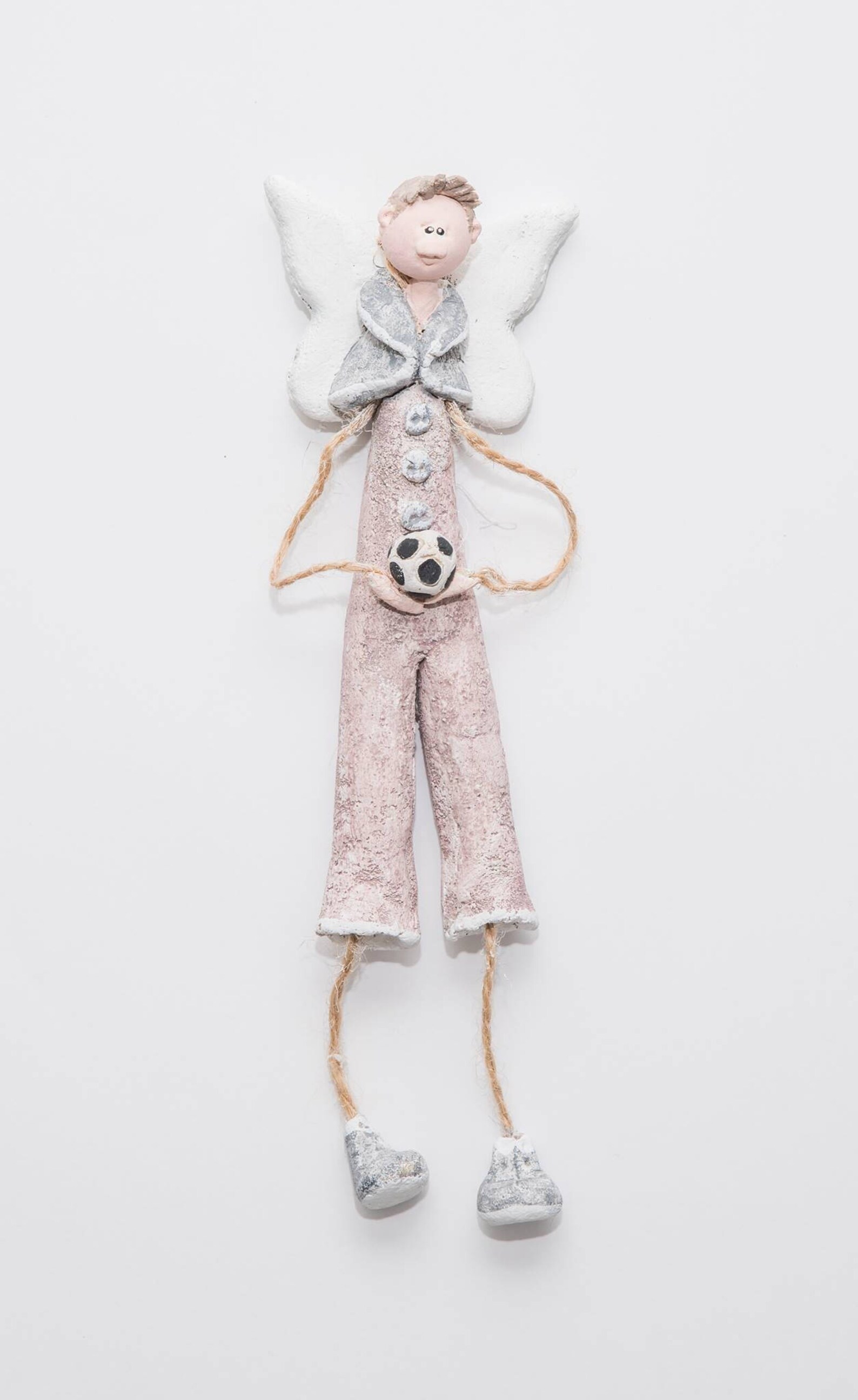 Angel Guardian Gift for Son Gift From Mom Boy Figurine Clay - Etsy