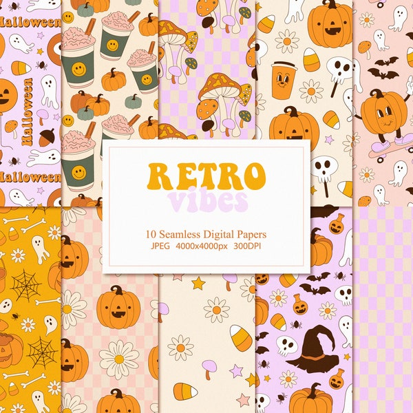 Retro Wall Paper - Etsy