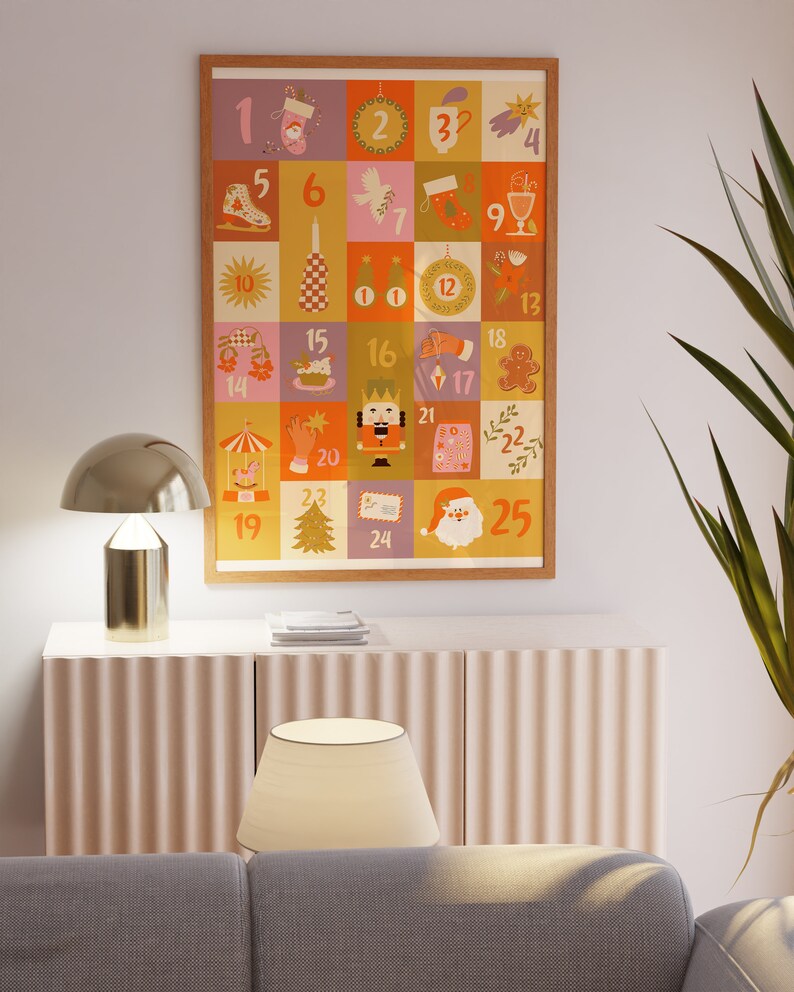 Retro Christmas 70s Retro Revival Clipart Hippie Vintage - Etsy