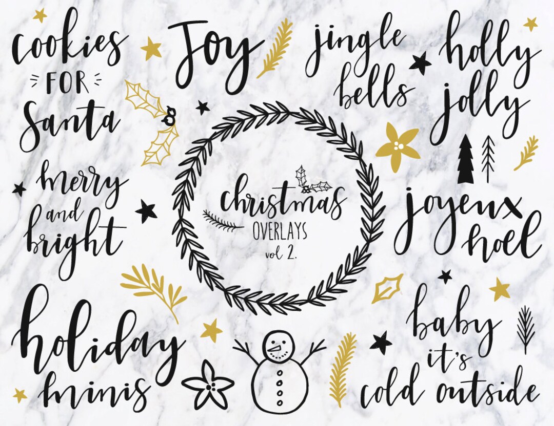 Christmas Clipart/ Vol 2 / Christmas Quotes / Christmas Clip Art ...