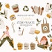 Zero Waste - Digital Clipart Collection - Green Life PNG - Sustainable ...
