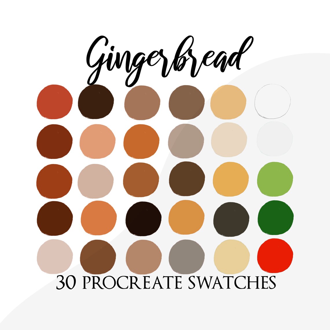 Procreate Palette Swatches, Procreate Color Palette, Christmas Colour ...