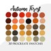Procreate Palette Swatches, Procreate Color Palette, Cosy Autumn Colour ...