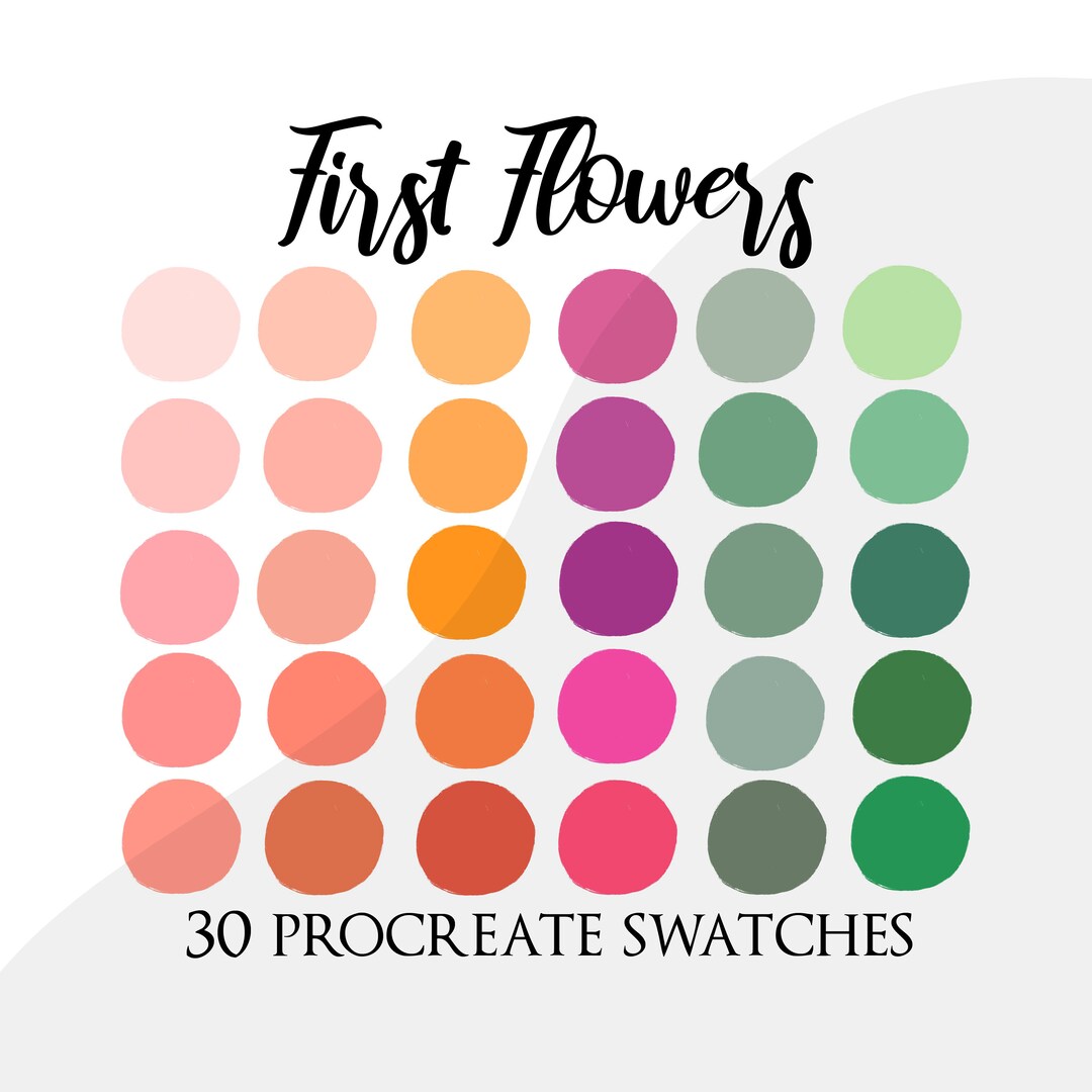 Procreate Palette Swatches Procreate Color Palette Soft Colours
