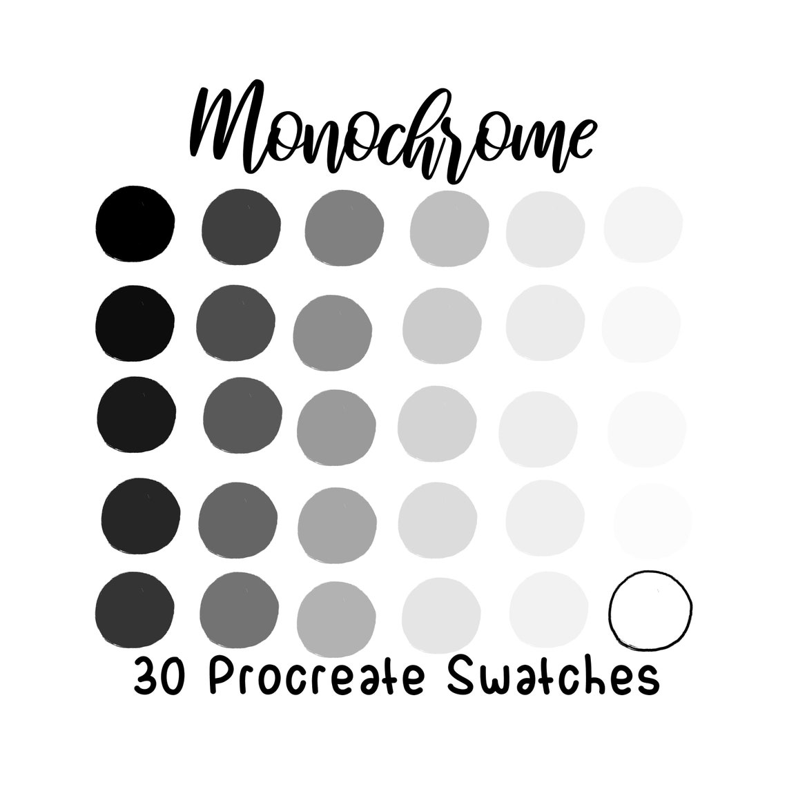 Procreate Palette Swatches Procreate Color Palette - Etsy