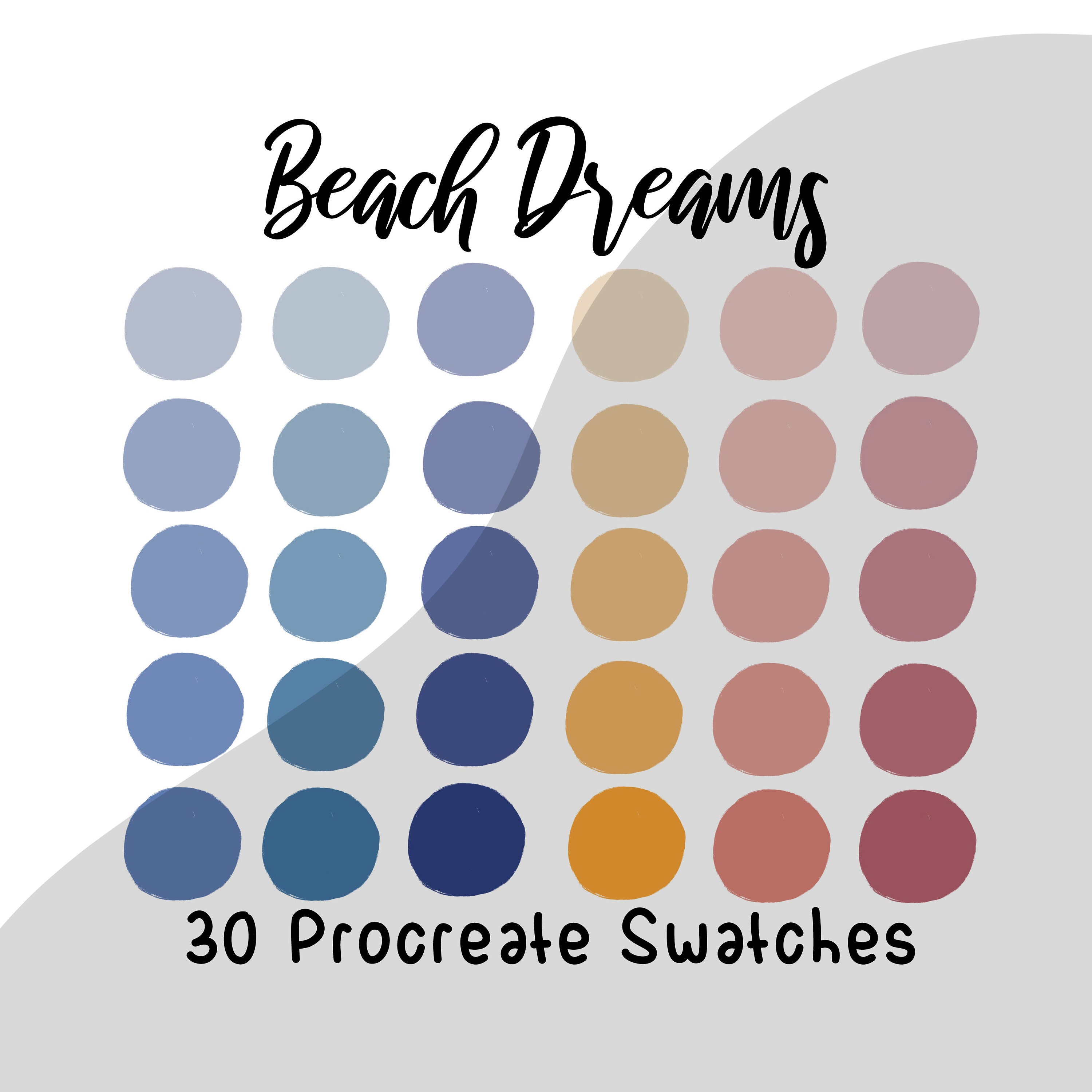 Procreate Palette Swatches Procreate Color Palette Soft - Etsy UK