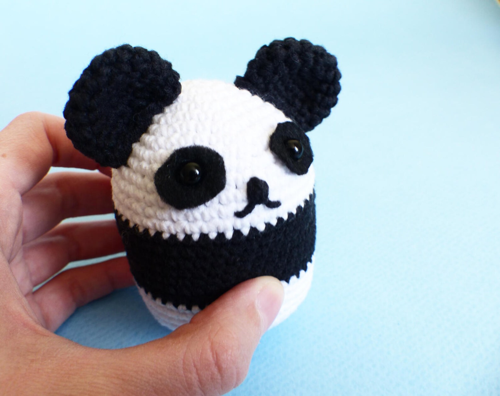 CROCHET PATTERN, Amigurumi Panda, Crochet Panda Pattern, Panda ...