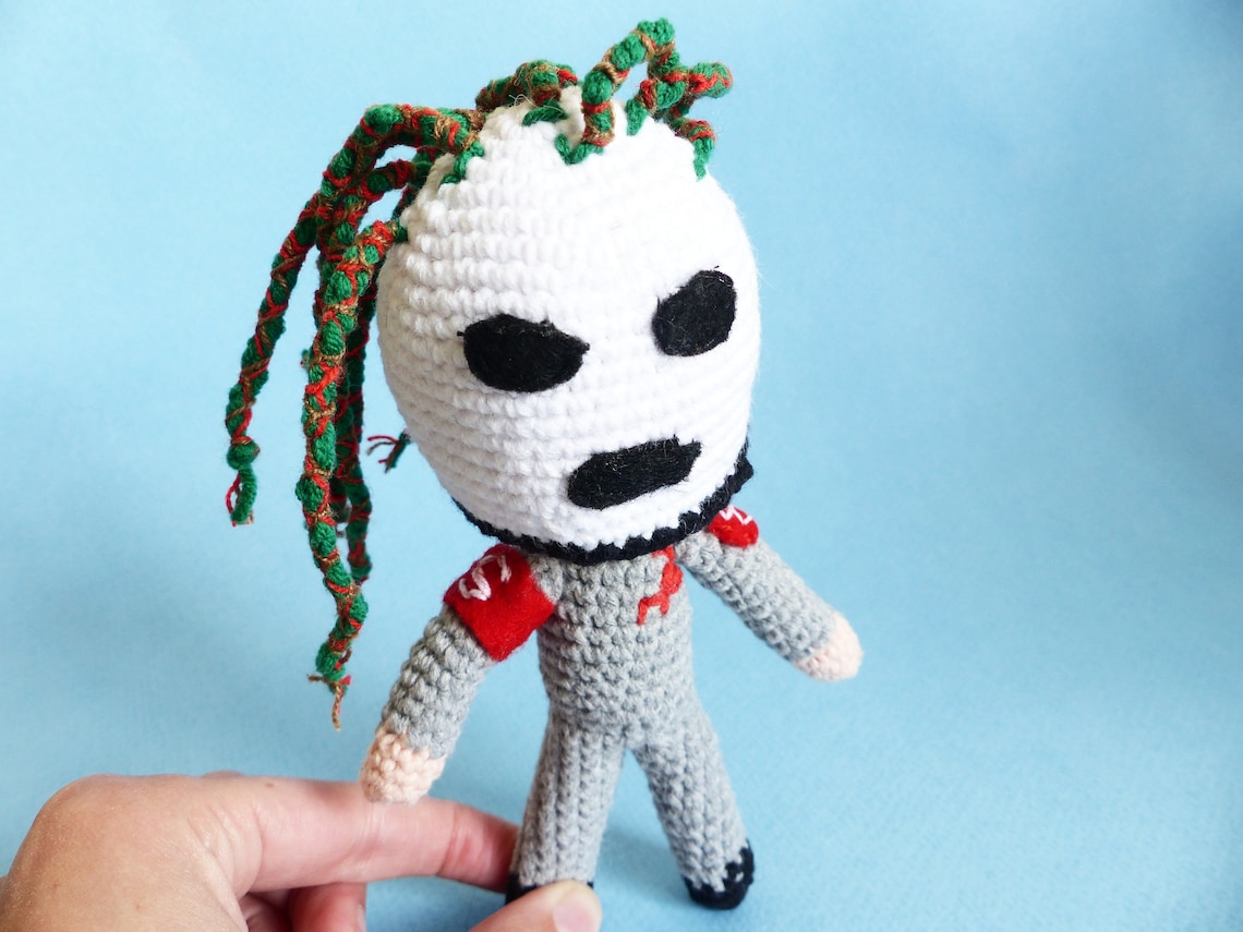 CROCHET PATTERN, Amigurumi Corey Taylor Slipknot, Crochet Corey Taylor ...
