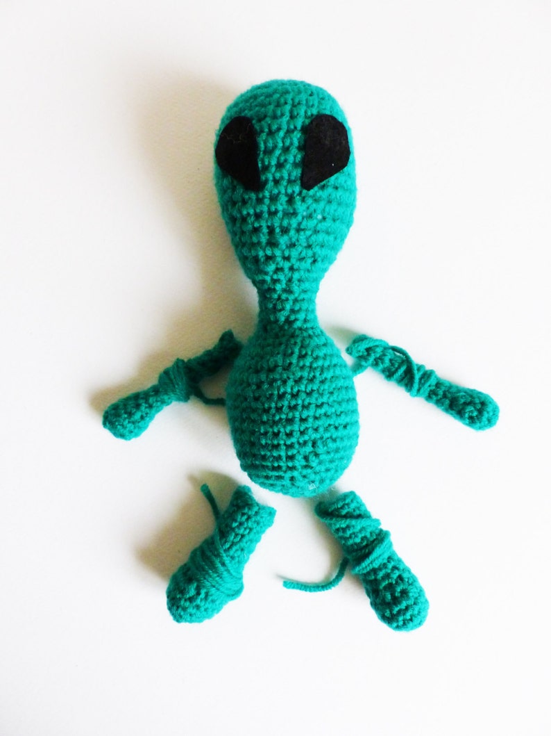 CROCHET PATTERN, Amigurumi Alien, Crochet Alien Pattern, Alien ...