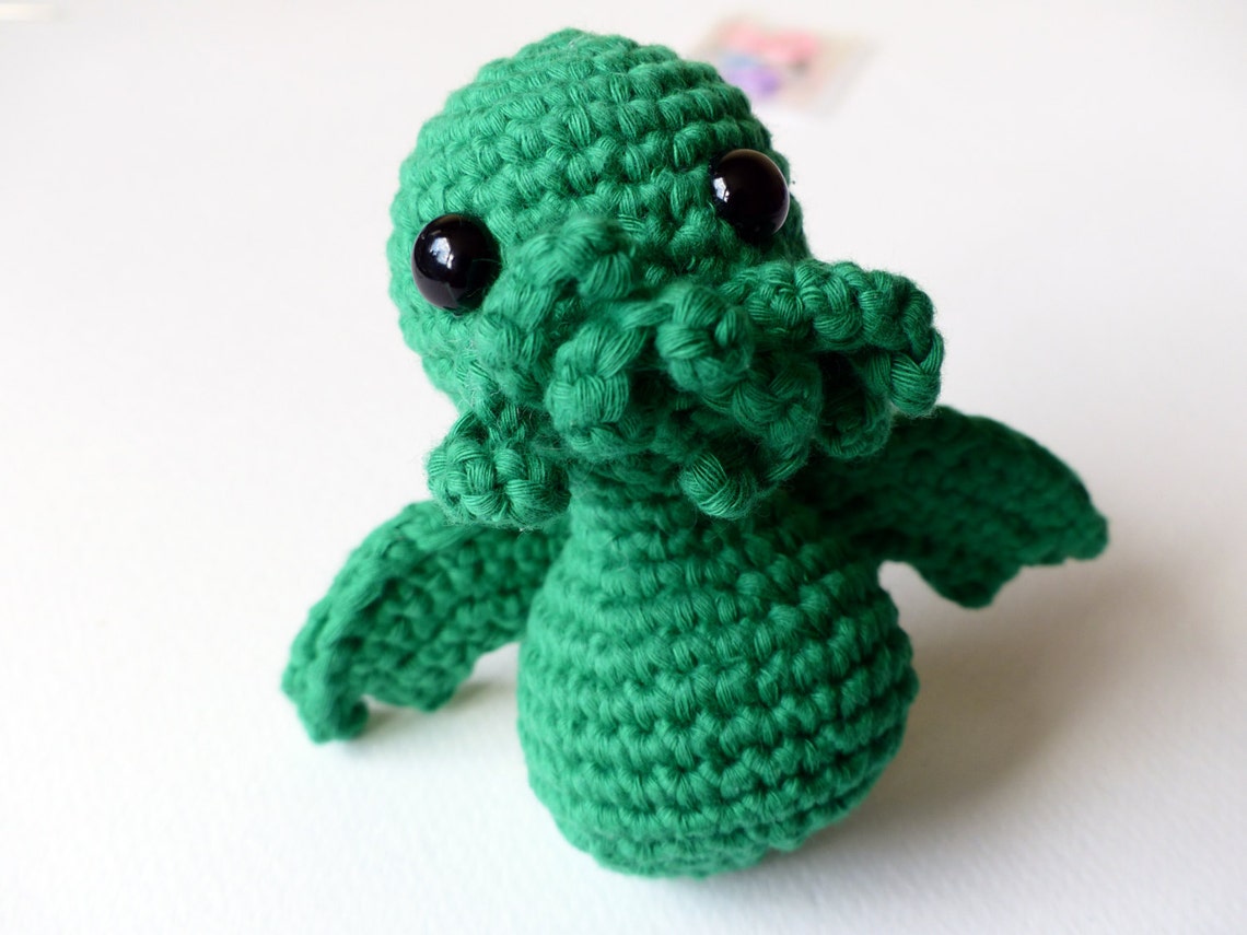 CROCHET PATTERN, Amigurumi Cthulhu, Crochet Cthulhu Pattern, Cthulhu ...
