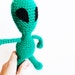 CROCHET PATTERN, Amigurumi Alien, Crochet Alien Pattern, Alien ...