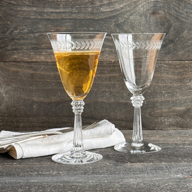 Vintage Stemware - Etsy