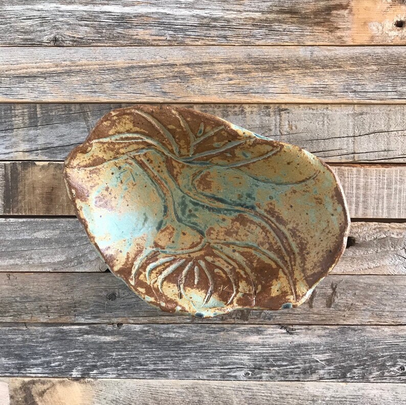 Vintage Ceramic Slab Bowl With Carved Design Blue Brown Glaze Etsy vintage-ceramic-slab-bowl-with-carved-design-blue-brown-glaze-etsy