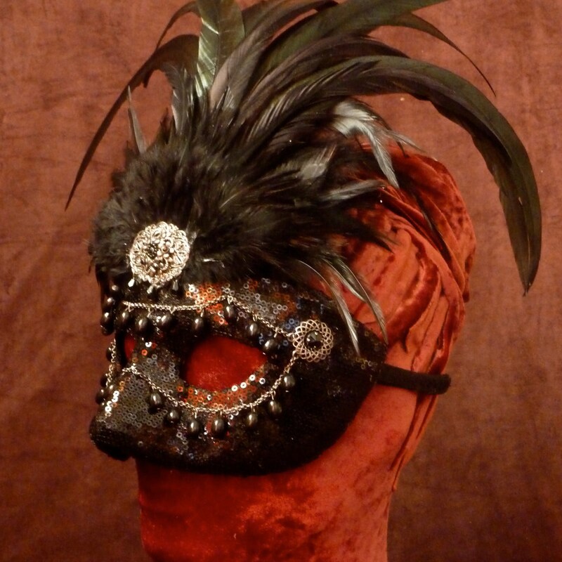 Sequin Mask - Etsy