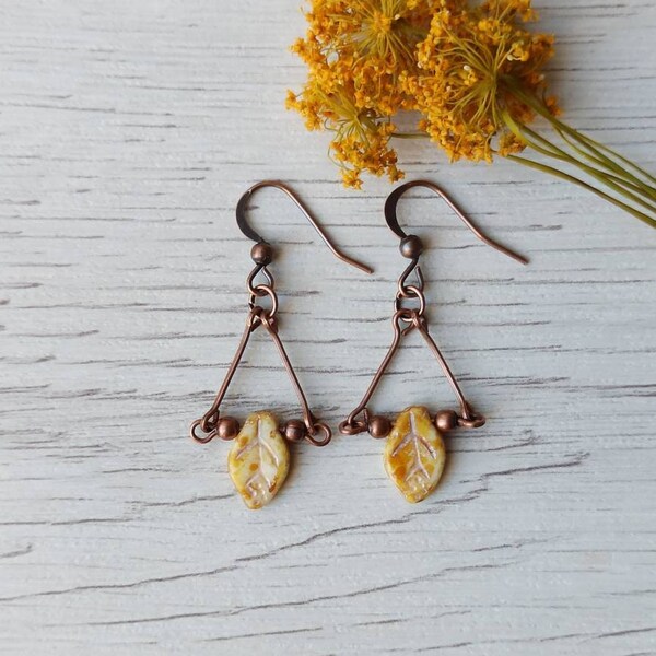 Rustic Earrings - Etsy