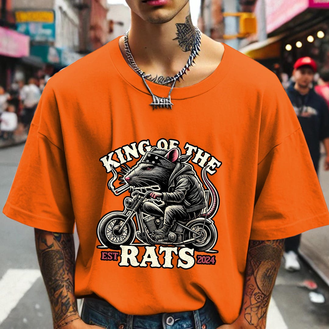 King of the Rats Tee, Gothic T-shirt, Motorcycle, Alternative Shirt ...