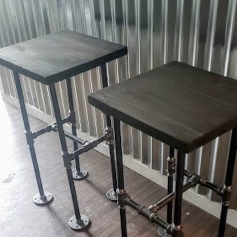 Rustic Bar Stools - Etsy
