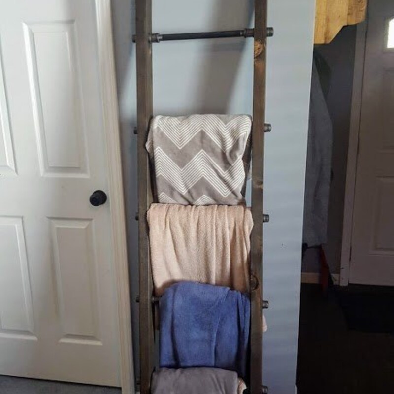 Rustic Ladder Rack - Etsy