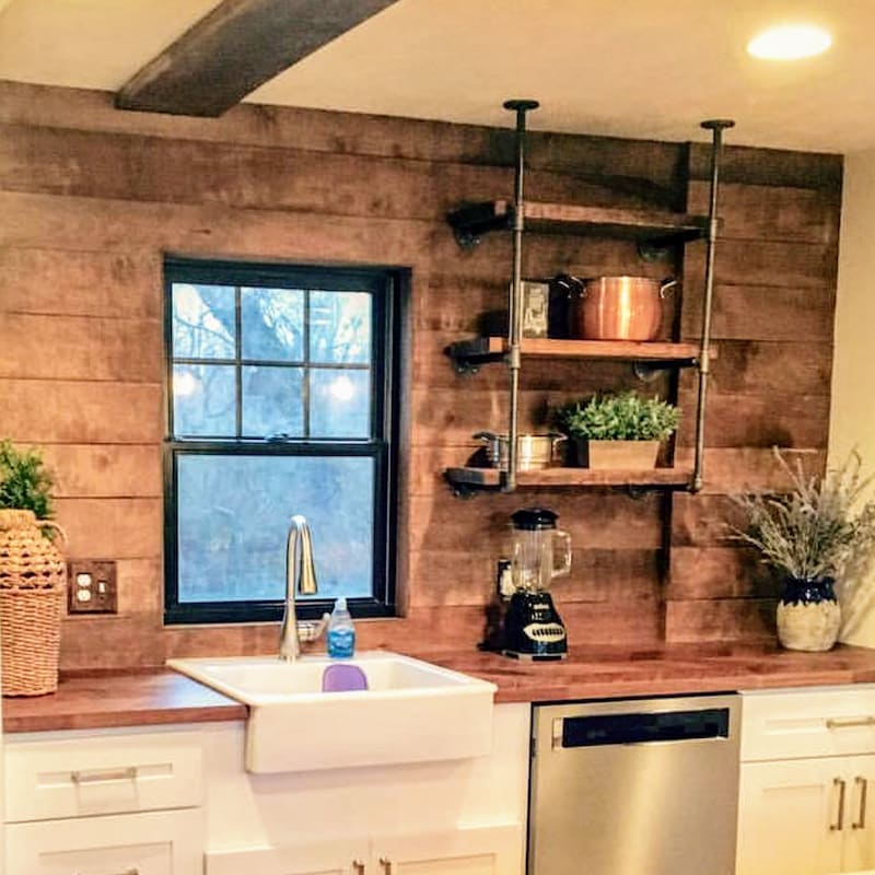 Rustic Wall Shelves - Etsy
