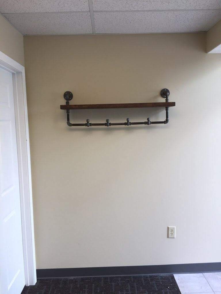 Coat Rack With Shelf Entryway Shelf Coat Hooks Coat | Etsy
