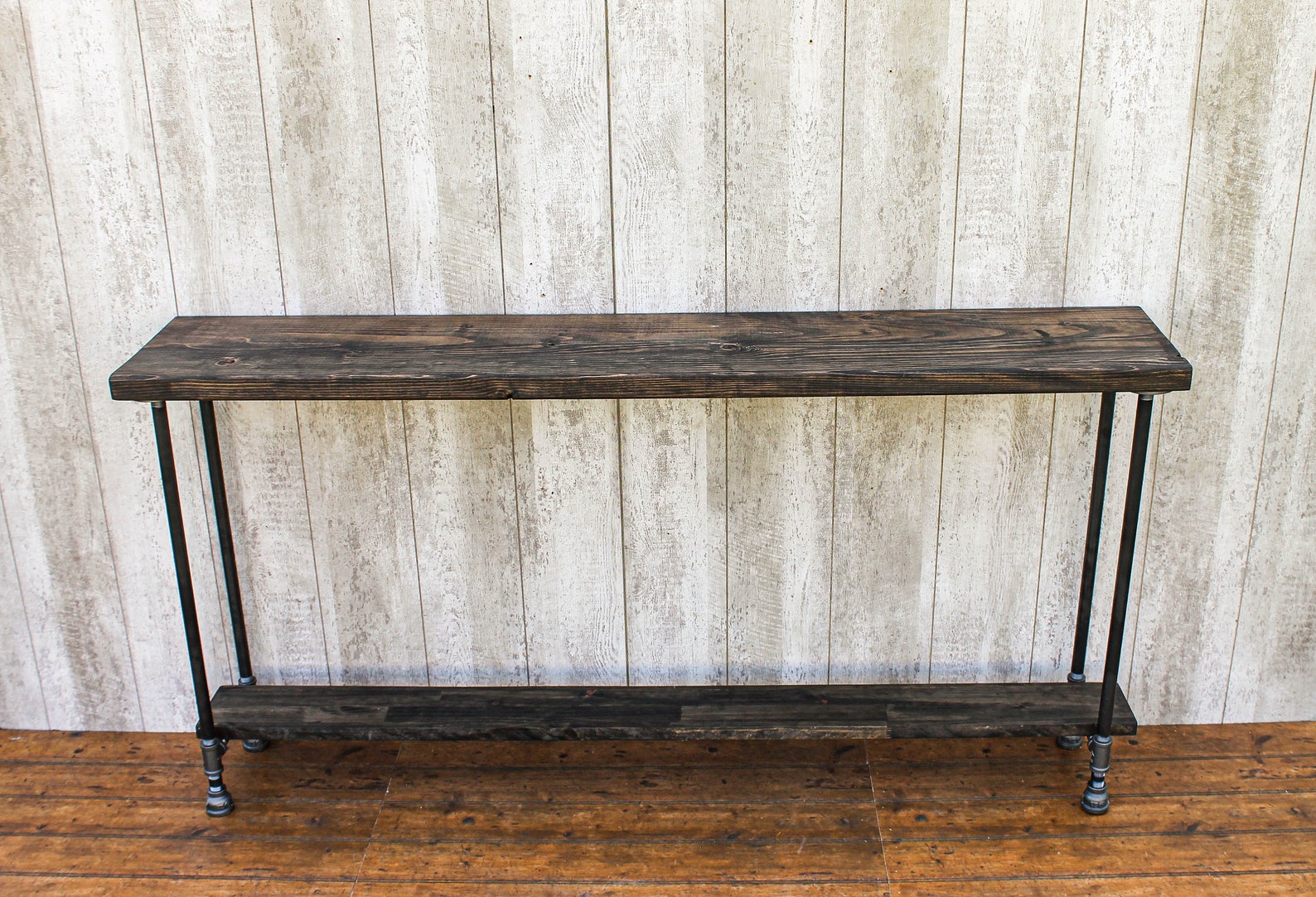 Narrow Entryway Table With Shelf, Buffet Table, Reclaimed Wood Table ...