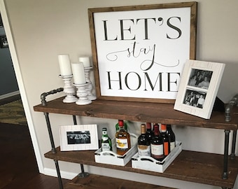 Rustic Bar Cart | Etsy